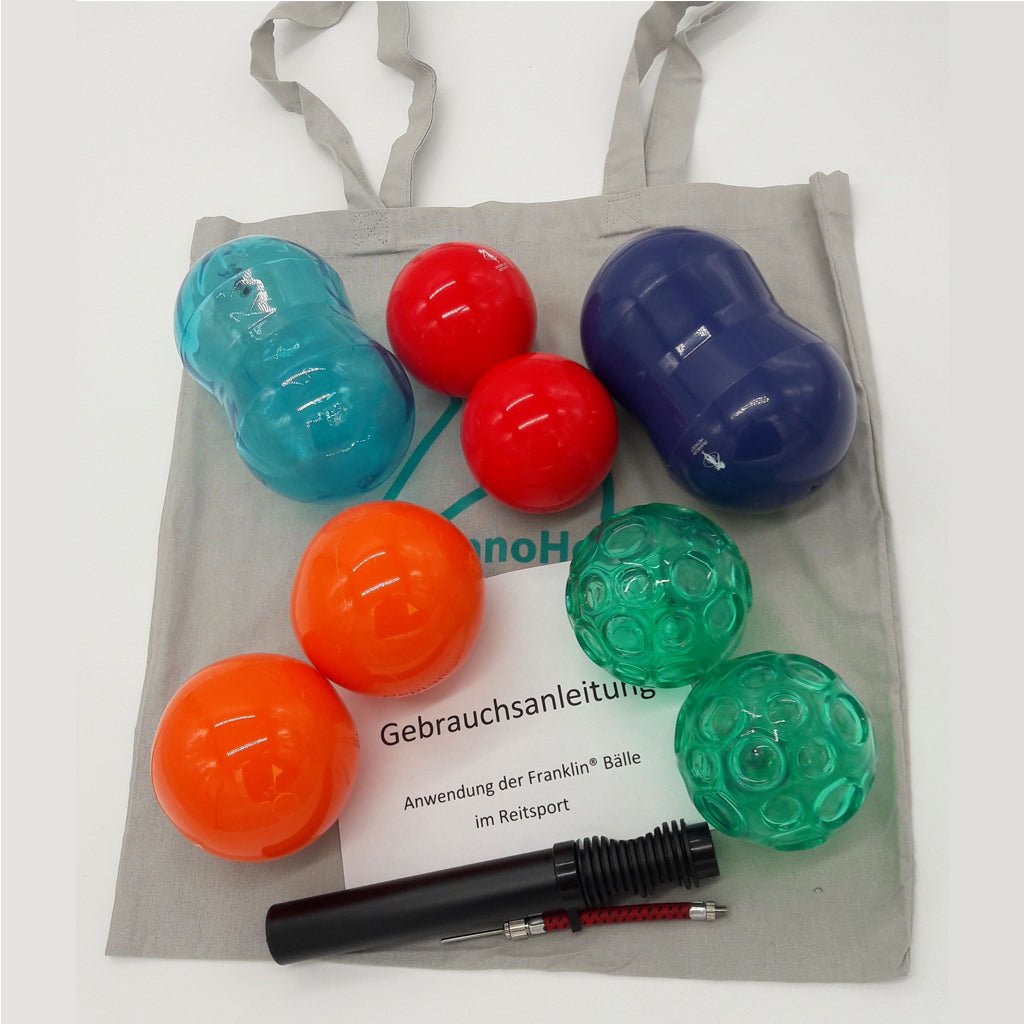 Sitting training with Franklin balls – innoHorse