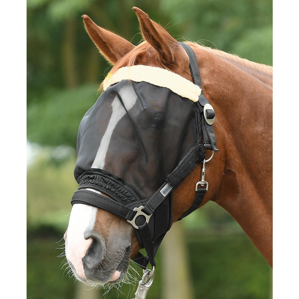 COMBI fly protection mask for horses to attach to the halter – innoHorse